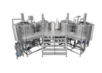 Cina 3500L fabbrica di birra elettrica della nave del riscaldamento 4 con il rivestimento del piatto della fossetta per il sistema di fermentazione in vendita