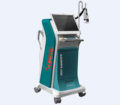 China Professionele Pijnloze Laser Alexandrite 755nm het Materiaal van de Haarverwijdering Te koop