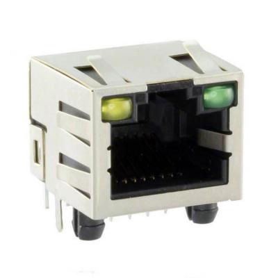 中国 カテゴリー5 シールドブラックイーサネットモジュラーコネクタ RJ45 Through Hole Termination 8位置 販売のため