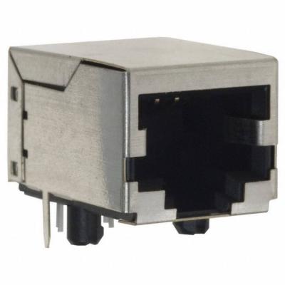 中国 カット3 イーサネット RJ45 モジュラーシールド接続器 ブラック8 位置 穴を通る - 555シリーズ 販売のため