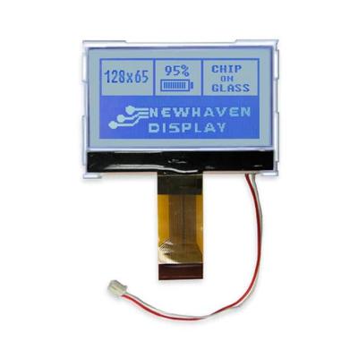 Cina 128x65 Optoelectronics LCD grafico grigio con retroilluminazione LED bianca per modalità di visualizzazione STN attiva in vendita