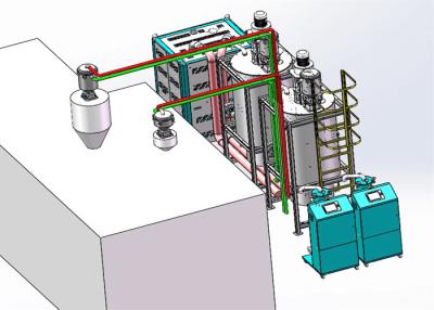 중국 1000kg Hopper Capacity Hygroscopic Plastic Dehumidifying Dryer For Bule Or Grey Plastics 판매용