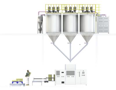 Chine Machine à emballer en plastique automatique intelligente de granule pesant l'empilement pour le sac 25kg à vendre