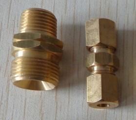 China brass compression fitting parts,ydraulic hose fitting,vapor pig tail,liquid pig tail,compressing fitting for sale