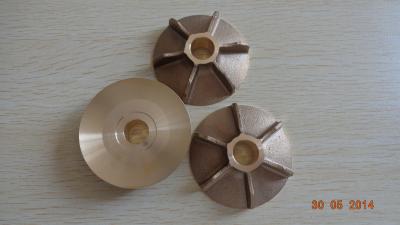 China Customize casting parts, precision cnc machining turned part, surface plated, Casting copper alloy wheels for sale