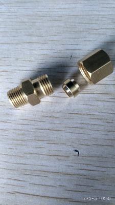 China Customized CNC COMPRESSION FITTING RANGE, TEE, ELBOW, COUPLING, adapter, made in China professional manufacturer for sale