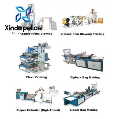 180pcs/Min Plastic Zipper Bag Making Machine 220V 50Hz Single Phase