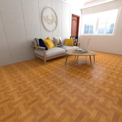 Cina pavimentazione autoadesiva della plancia delle plance, della buccia e del bastone del vinile di 12x12 LVT con il rivestimento UV in vendita