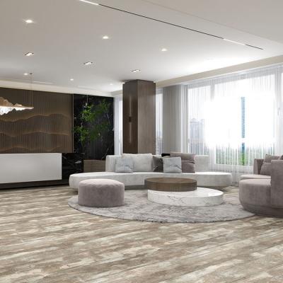 Cina Buccia di legno di sguardo del PVC e vinile del bastone che pavimenta 12