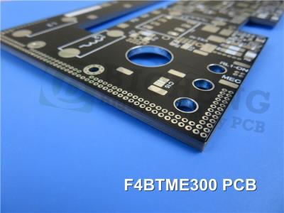 China F4BTME298 PCB de alta frecuencia de 2 capas de 60 milímetros de espesor con peso de 1 onza de cobre y estaño de inmersión en venta