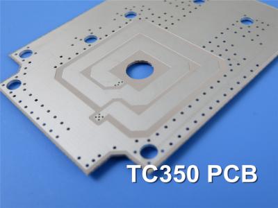 중국 TC350 고 주파수 PCB 2층 10 밀리 일렉트로리스 팔라디움과 몰입 금 (ENEPIG) 판매용