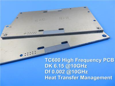 중국 TC600 고성능 열 합성 PCB 2층 30mil 두께 ENIG 판매용