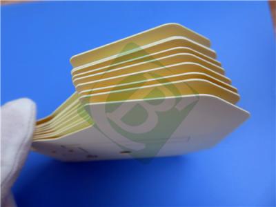 Cina Rogers RO3006 PCB a due strati costruito su substrati di spessore di 10 millimetri, finitura in oro immersivo e vetrina bianca in vendita