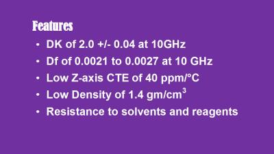 Cina I laminati Rogers RT/duroid 5880LZ sono composti PTFE riempiti progettati per applicazioni di circuiti a strisce e micro strisce in vendita