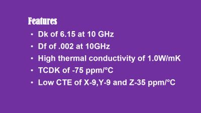 Cina Substrati ad alta frequenza TC600 DK 6.15 utilizzati in PCB Single Sided, Double Sided, Multi-layer, Hybrid in vendita