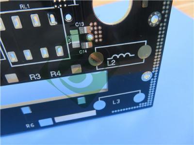 Chine RF-10 matériau haute fréquence PCB 2-couche de cuivre recouvert de stratification 10mil Noyau avec ENIG Finition en utilisant dans les antennes de patch Microstrip à vendre
