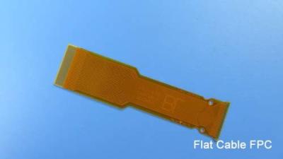 中国 接触ベルトのための液浸の金が付いている平らなPFCのストリップの単一の味方された適用範囲が広いプリント回路 販売のため
