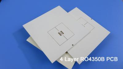 4 πίνακας κυκλωμάτων στρώματος RF σε Rogers 60mil RO4350B και 10mil RO4350B με το πίσω τρυπάνι για τον UHF συζευκτήρα