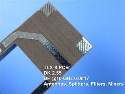 Cina TLX-8 circuito ad alta frequenza Taconic del PWB 62mil 1.575mm TLX-8 rf con OSP in vendita