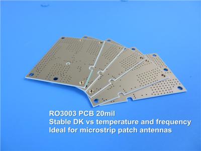 China Rogers RO3003 High Frequency PCB 2-Layer Rogers 3003 10mil Cirucit Board DK3.0 DF 0.001 Microwave PCB for sale