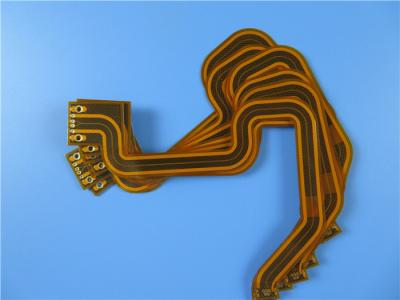 China Flexible PCBs. Impedanzgesteuerte Flex-PCBs. Polyimid-Flex-PCBs auf einem Polyimid-76-Mikron-Substrat mit 90 Ohm-Impedanzgesteuertem. zu verkaufen
