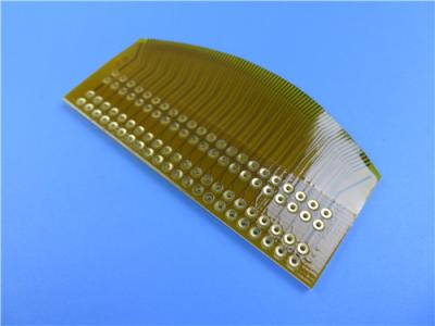 China Einlagiges flexibles PWB errichtet auf Polyimide mit 1.6mm Versteifung FR-4 und Immersions-Gold für Instrumentenbrett zu verkaufen