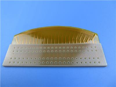 China Einlagiges flexibles PWB errichtet auf Polyimide mit 1.6mm Versteifung FR-4 und Immersions-Gold für Instrumentenbrett zu verkaufen