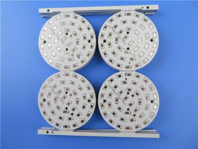 中国 LEDの照明のためのパネルの輸送が付いているアルミニウム基盤で造られる金属の中心PCB 販売のため