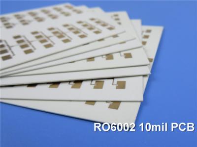 Cina PWB di Rogers sviluppato su RT/Duroid 6002 10mil 0.254mm DK2.94 con l'oro di immersione per le antenne a allineamento di fase in vendita