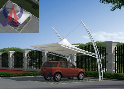 Cina Struttura a mensola dell'ombra di parcheggio dell'automobile di progettazione elegante, baldacchino di parcheggio dell'automobile di Mordern in vendita