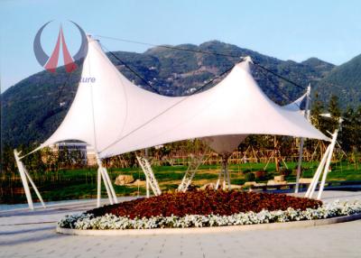 Cina Bello struttura dell'ombra curva della vela del patio baldacchino per marcio anti- del paesaggio in vendita