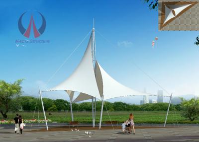 Cina La tonalità architettonica naviga le strutture dell'ombra del parco con resistente UV della vela della membrana in vendita