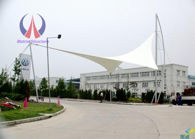 Cina Il tessuto di tensione dell'orticoltura spaziosa struttura la forma di Ridge del baldacchino dell'ombra del giardino in vendita