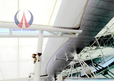 Cina strutture di tetto di tensione di fermata UV-resistenti di architettura/tessuto della struttura del vicolo in vendita