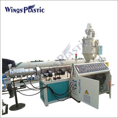 China Máquina plástica del extrusor del tubo para el tubo del HDPE del polietileno de alta densidad en venta