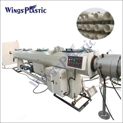 China PVC Water Pipe Extruder Machine with Conical Twin Screw Extruder for sale