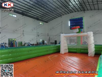 Cina Abitudine gonfiabile dell'interno all'aperto del campo di pallacanestro di calcio del PVC da 0,6 millimetri in vendita