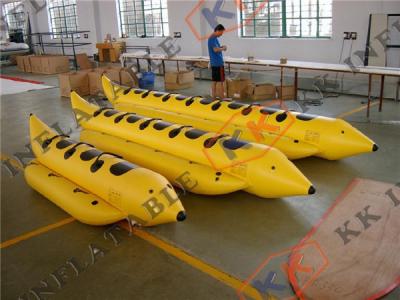 Cina Annunciando la barca di banana gonfiabile da vendere il colore della tela cerata/OEM del PVC/0.9mm in vendita
