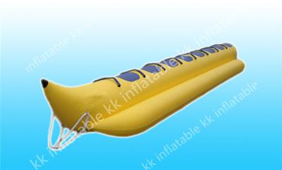 Cina Tela cerata gonfiabile del PVC di forma della banana delle barche della pesca con la mosca dello sport acquatico per la persona 6 in vendita