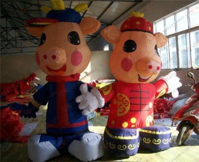 Cina KKM-G29 modello gonfiabile divertente, fumetto gonfiabile su misura da vendere, annunciante esposizione in vendita
