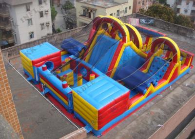 Cina Gioco enorme di sport di ostacolo/× di salto gonfiabile 15m del campo da giuoco 15m in vendita
