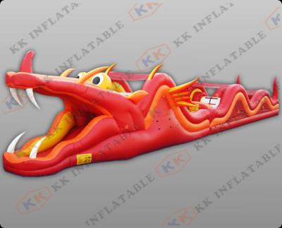 中国 カスタマイズされたドラゴンの膨脹可能な障害物コース/相互 空気で膨らます 販売のため