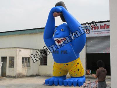 Cina Modello gonfiabile della gorilla di Replic di promozione e di pubblicità per la disposizione e fornire in vendita
