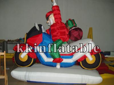 Cina Natale completo il Babbo Natale gonfiabile del regalo dell'attrezzatura per la disposizione e mostrare in vendita