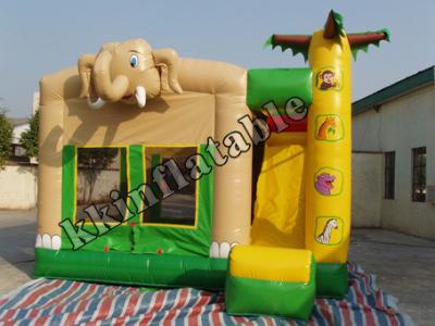 Cina Divertimento di salto gonfiabile Kzh-g008 combinato del castello del nuovo di progettazione di rimbalzo elefante del fumetto per i bambini in vendita