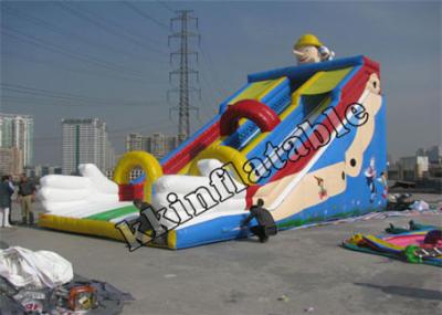 Cina Gonfiabili i più popolari asciugano lo scorrevole/gioco gonfiabile della città di divertimento per i bambini in vendita