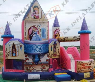 Cina Principessa graziosa Inflatable Jumping Moon Castle sugli aeratori di vendite di schiocco in vendita