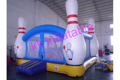 Cina Palla da bowling tropicale gigante Backyarkd dei buttafuori gonfiabili di divertimento dei bambini per il campo da giuoco in vendita
