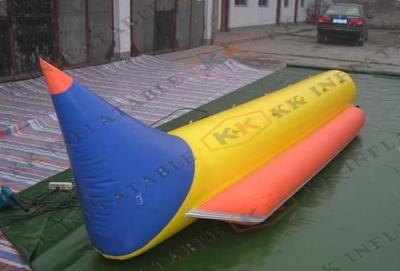Cina Il crogiolo gonfiabile ad alta resistenza di PVC, impermeabile Flyfish la barca di banana emozionante in vendita