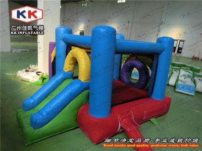 Cina Bambini poca tela cerata di salto gonfiabile del PVC del letto con lo scorrevole in vendita